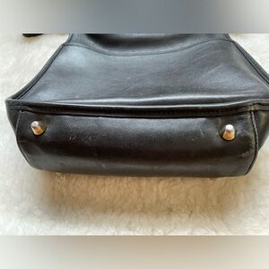 Coach | Bags | Coach Vintage Legacy Zip Black Handbag Shoulder ...